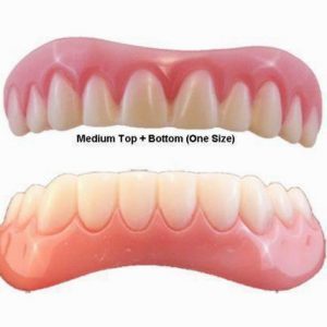 Lower Secure Smile Fake Cosmetic Teeth Veneer | Secure Smile Teeth